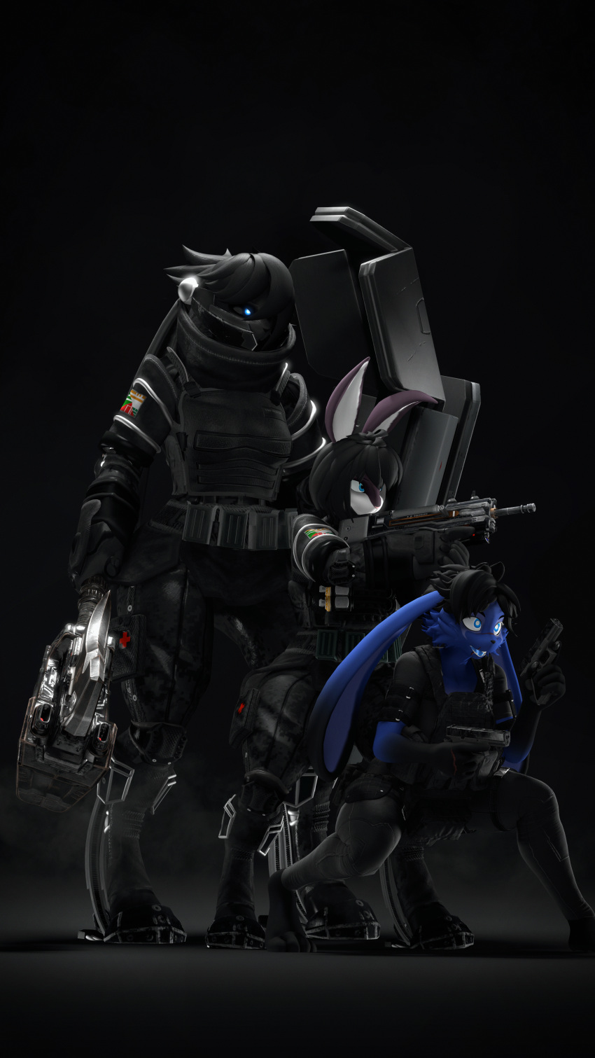 The Big ImageBoard (TBIB) - 2023 3d (artwork) 4 toes 4k 9:16 absurd res anthro armor ballistic ...