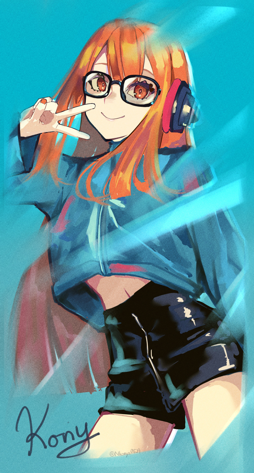 The Big ImageBoard (TBIB) - 1girl absurdres artist name black-framed ...