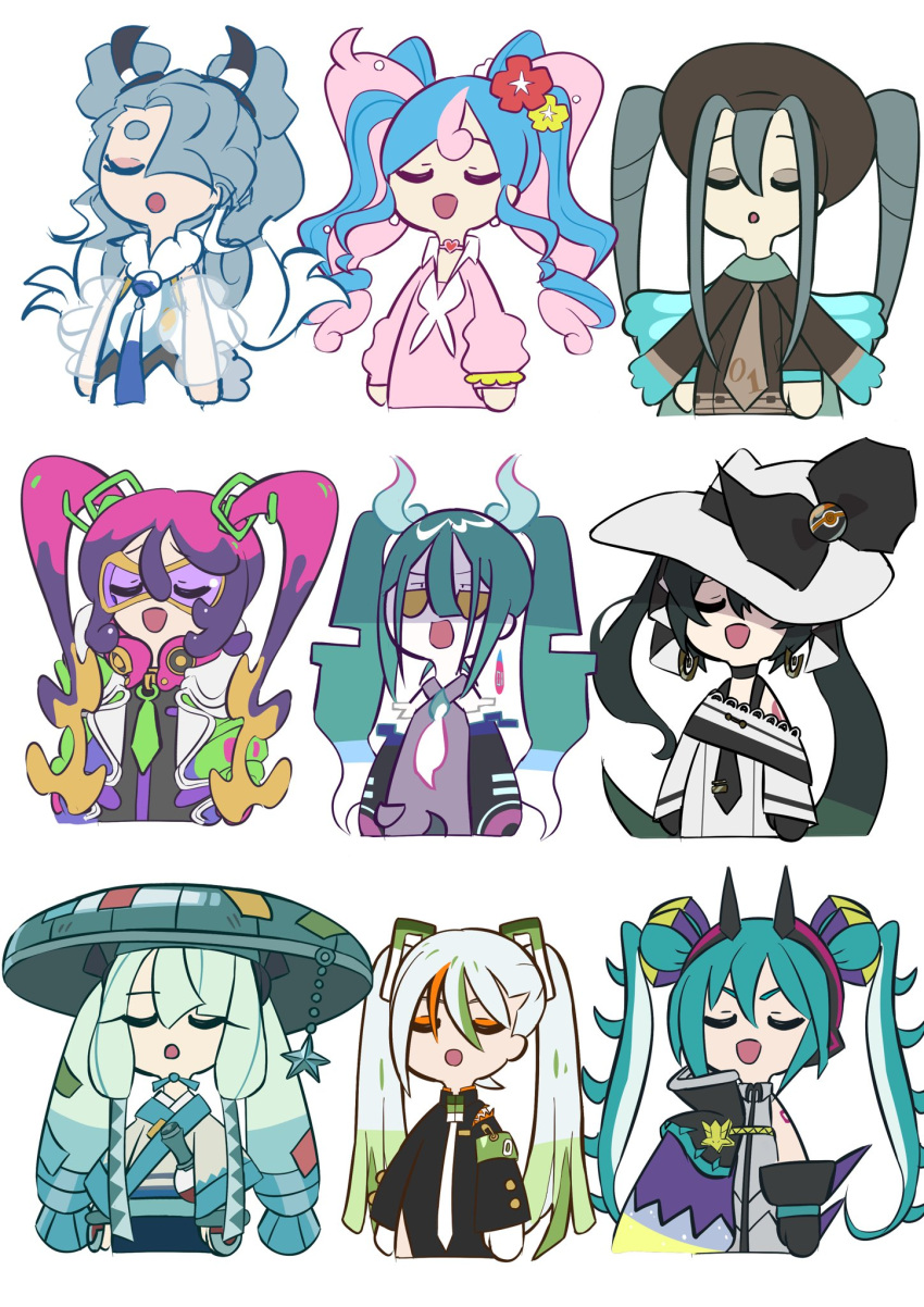 The Big ImageBoard (TBIB) - 6+girls blue hair bug miku (project voltage ...
