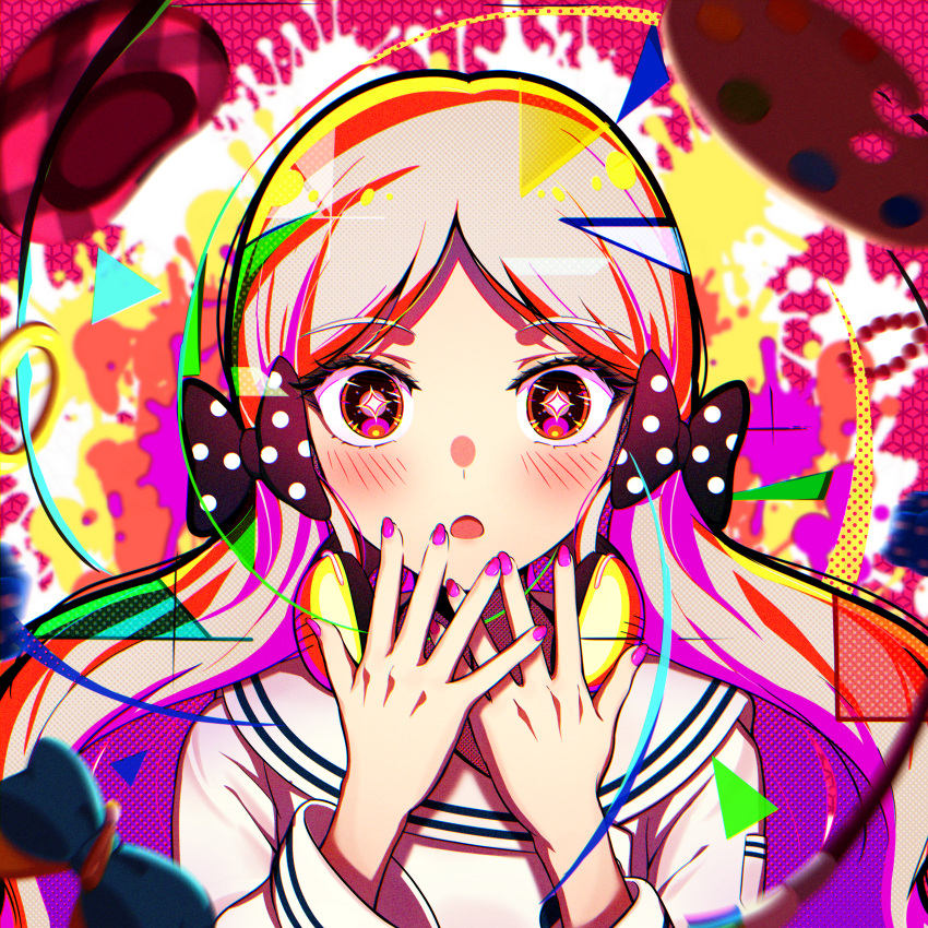 The Big ImageBoard (TBIB) - + + 1girl abstract background absurdres akatsuki (artakatuki) blush ...