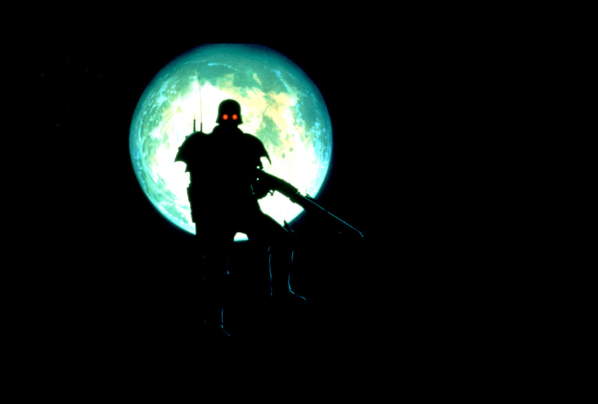 The Big ImageBoard (TBIB) - dark gun jin roh machine gun mg42 moon red ...