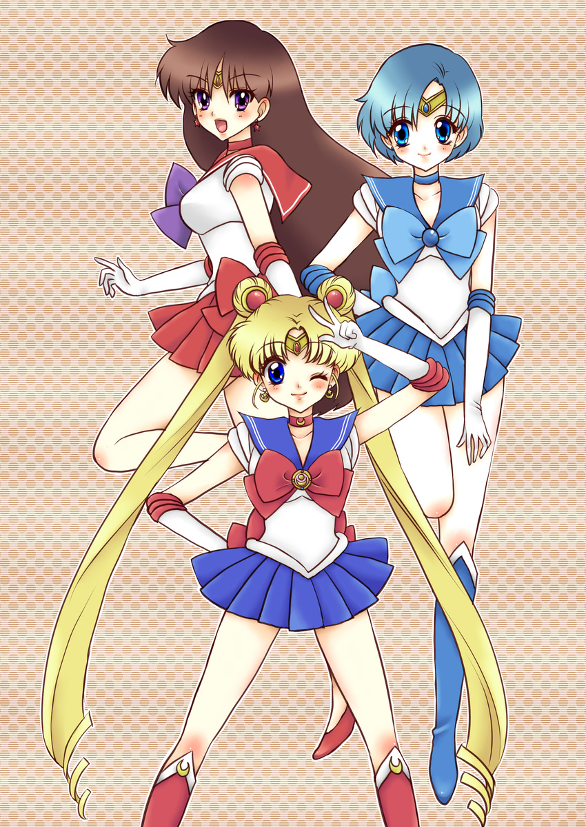 The Big Imageboard Tbib 3girls Absurdres Bishoujo Senshi Sailor