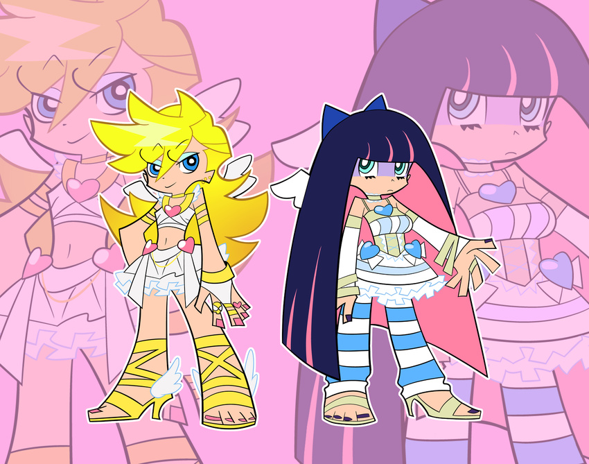 The Big Imageboard Tbib Highres Panty And Stocking With Garterbelt