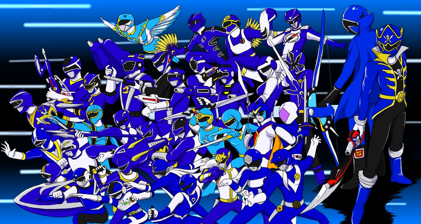 The Big ImageBoard (TBIB) - 6+boys abare blue ao ranger bakuryuu sentai ...