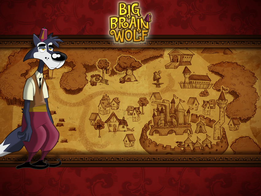 The Big ImageBoard (TBIB) - 4:3 4 fingers anthro big brain wolf big nose black nose canid canine ...