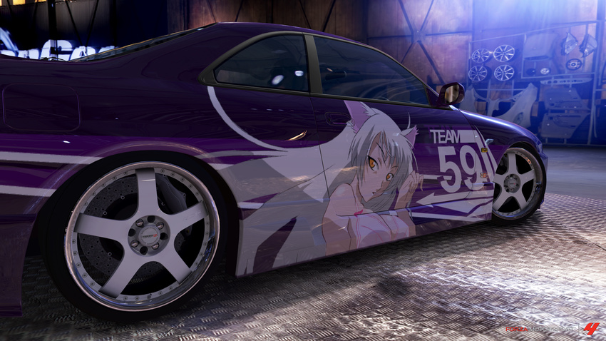 The Big ImageBoard (TBIB) - animal ears bakemonogatari bra car cat ears ...