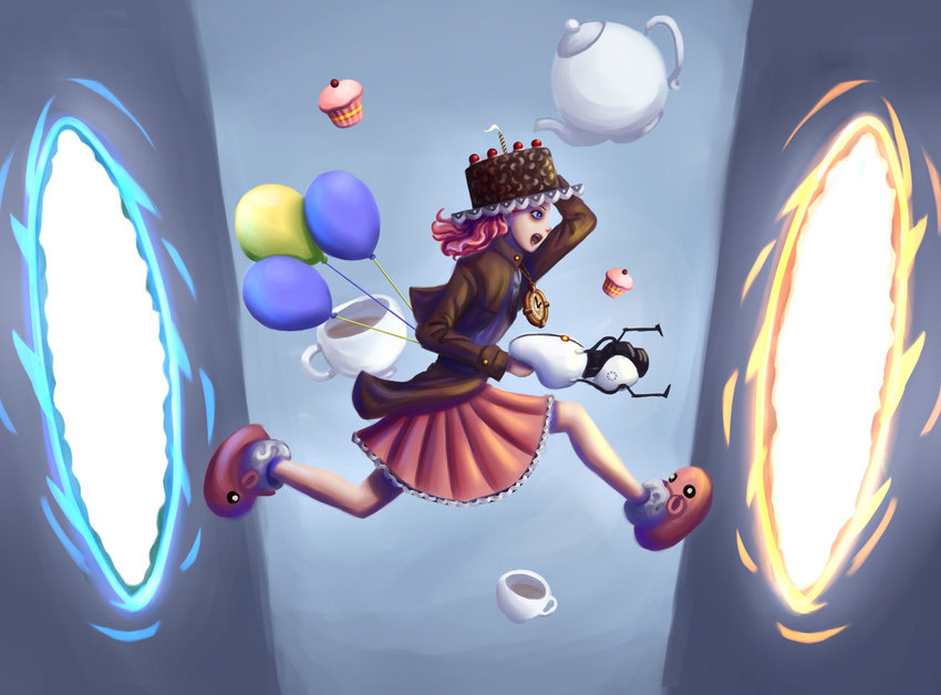 The Big ImageBoard (TBIB) - 1girl aperture science handheld portal ...