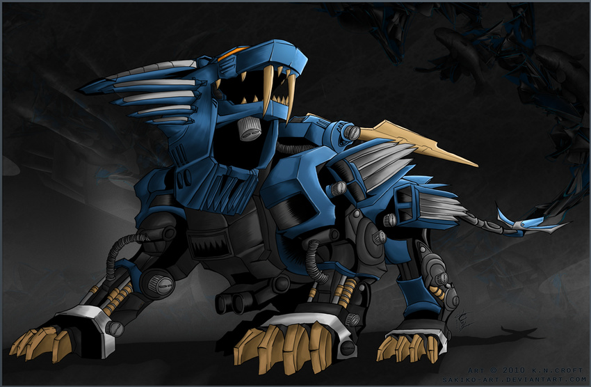 The Big ImageBoard (TBIB) - blade liger blue blue body claws fangs ...