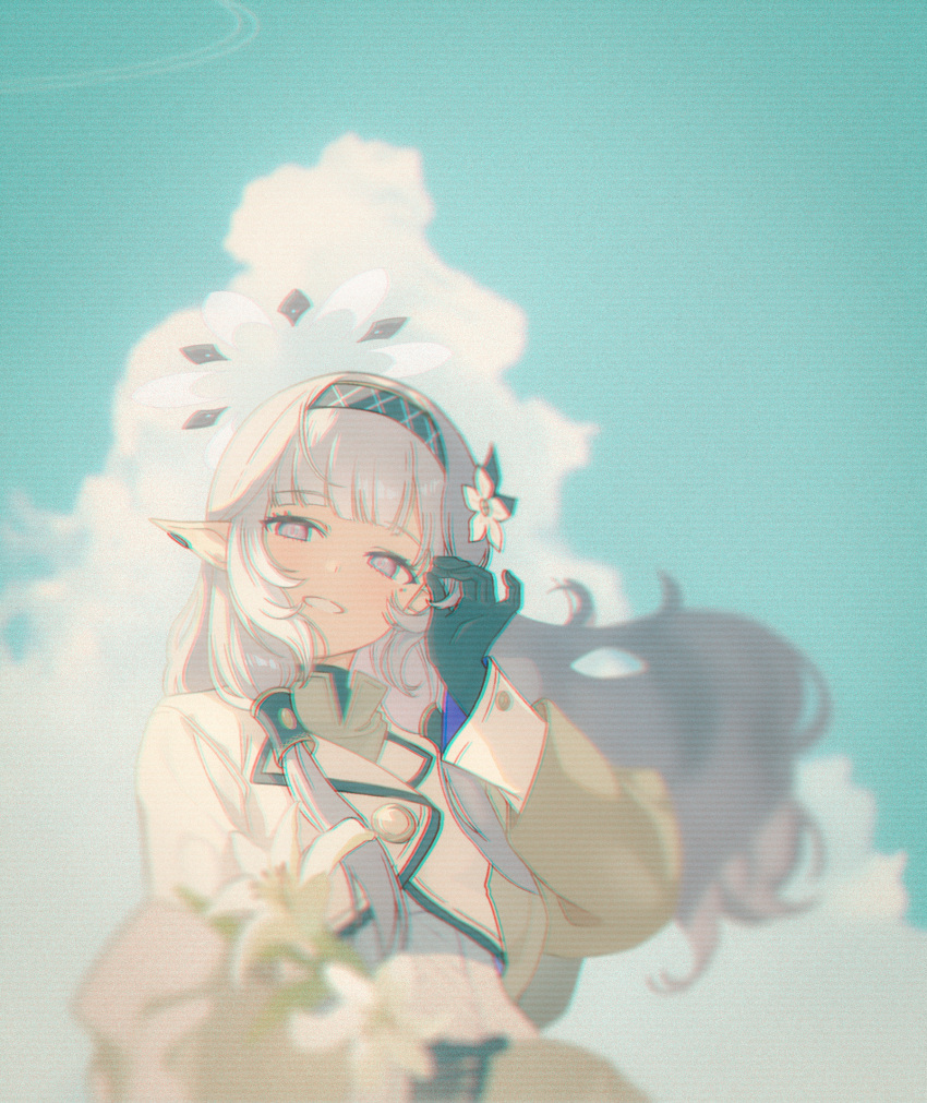 The Big ImageBoard (TBIB) - 1girl admiralkeyes black gloves blue ...