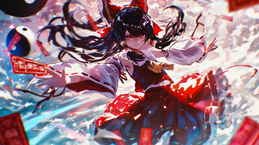 The Big ImageBoard (TBIB) - 1girl ascot between fingers blurry bow ...