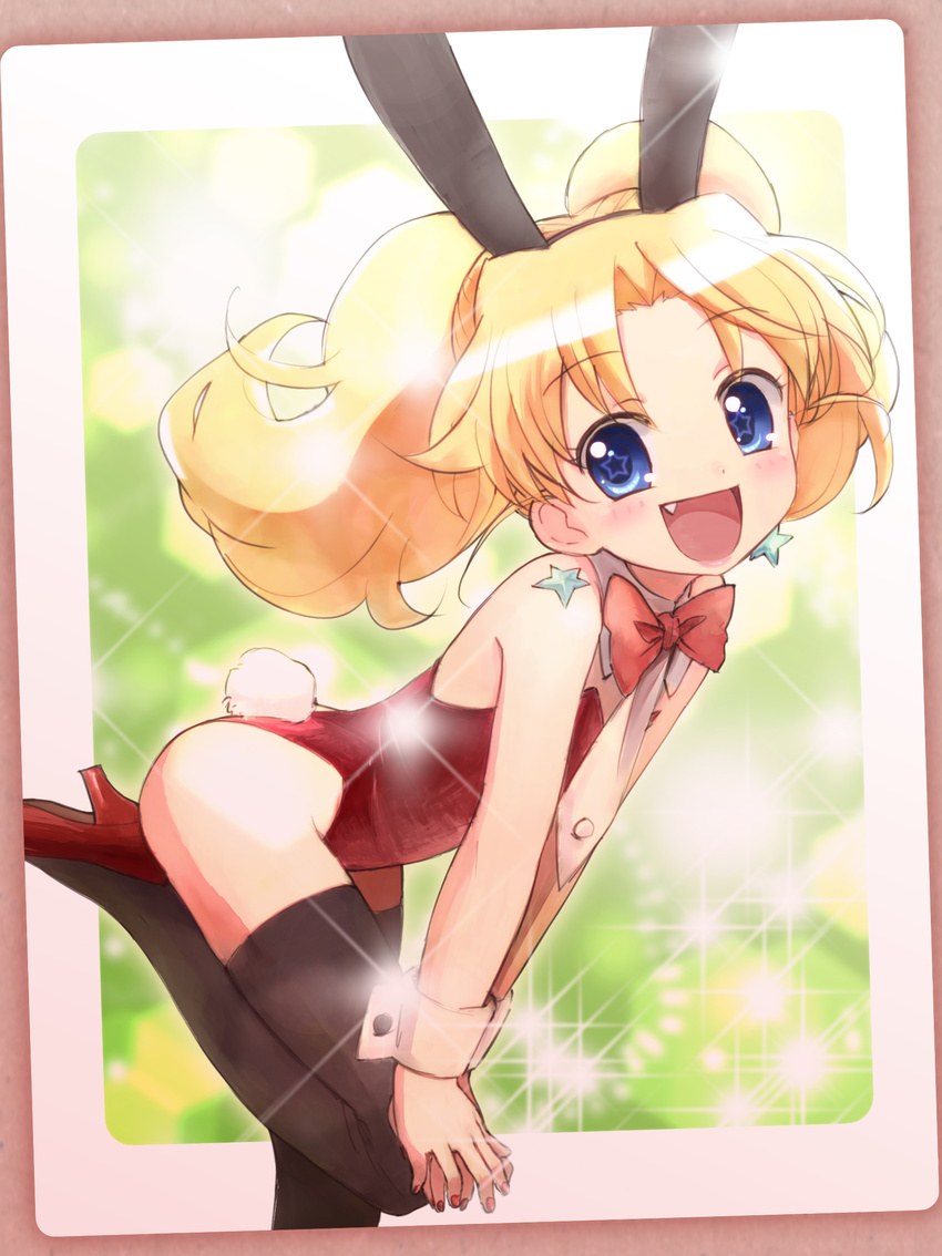 The Big ImageBoard (TBIB) - 1girl :d animal ears bad id bad pixiv id blue eyes blush bow bowtie ...