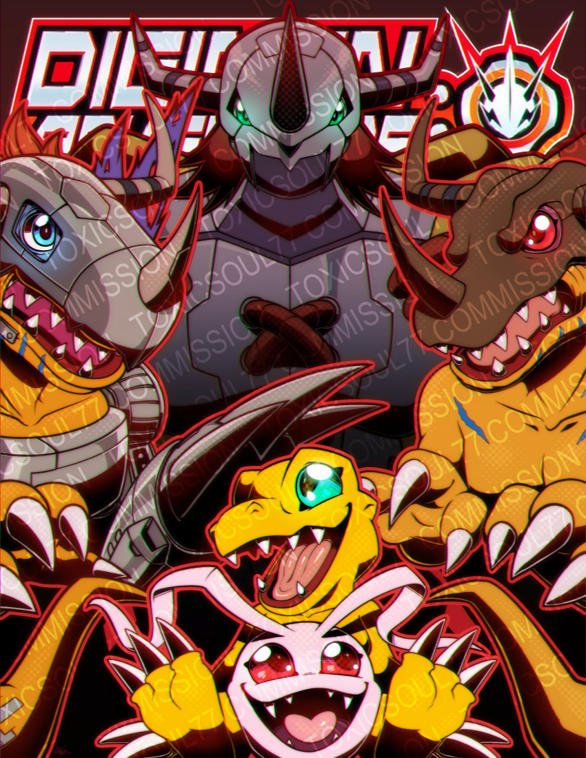 The Big ImageBoard (TBIB) - 2023 3 claws 3 fingers 3 horns 3 toes absurd res agumon ambiguous ...
