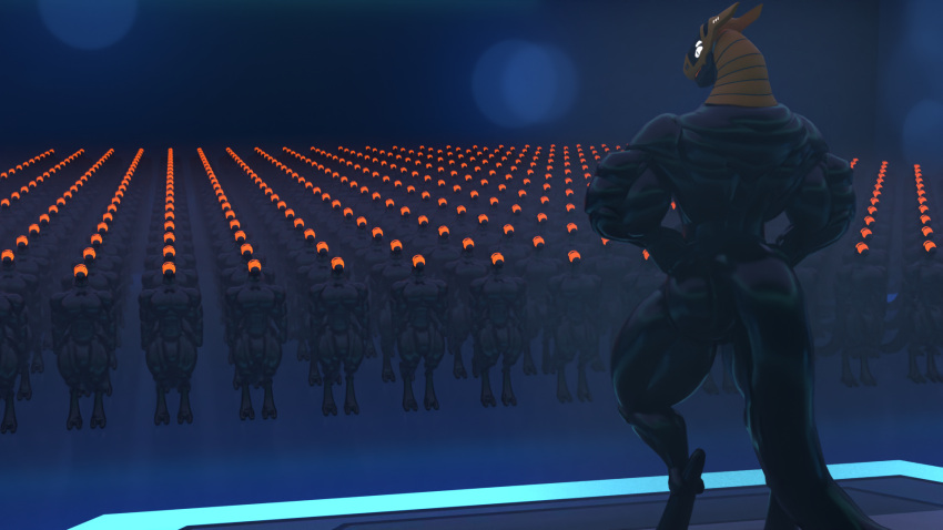 The Big ImageBoard (TBIB) - anthro army big muscles big pecs drone ...