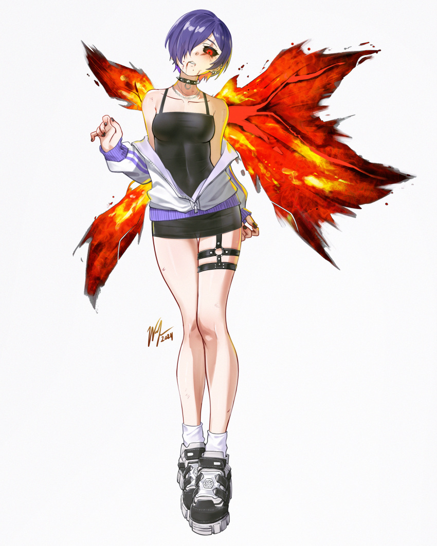 The Big ImageBoard (TBIB) - 1girl absurdres alternate costume black choker black dress black ...