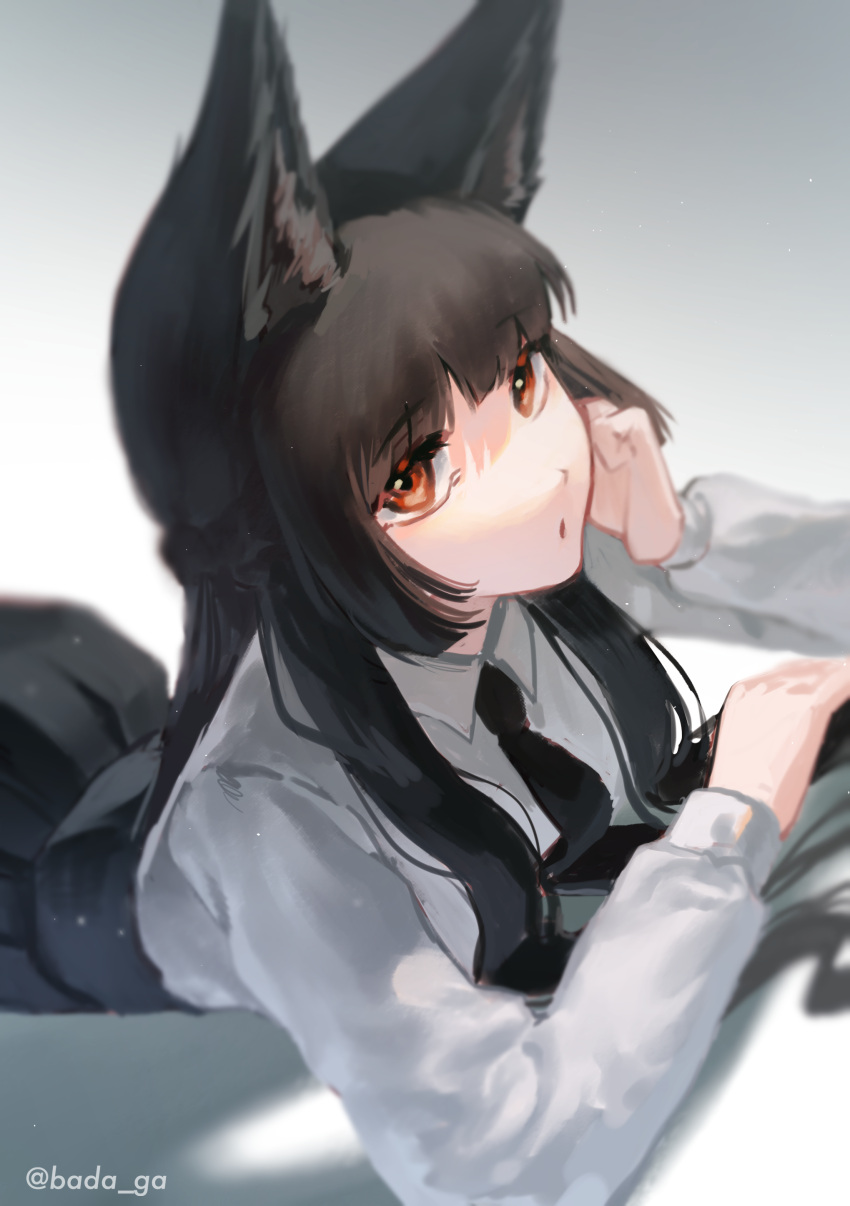 The Big ImageBoard (TBIB) - 1girl absurdres animal ear fluff animal ears badaga black hair black ...
