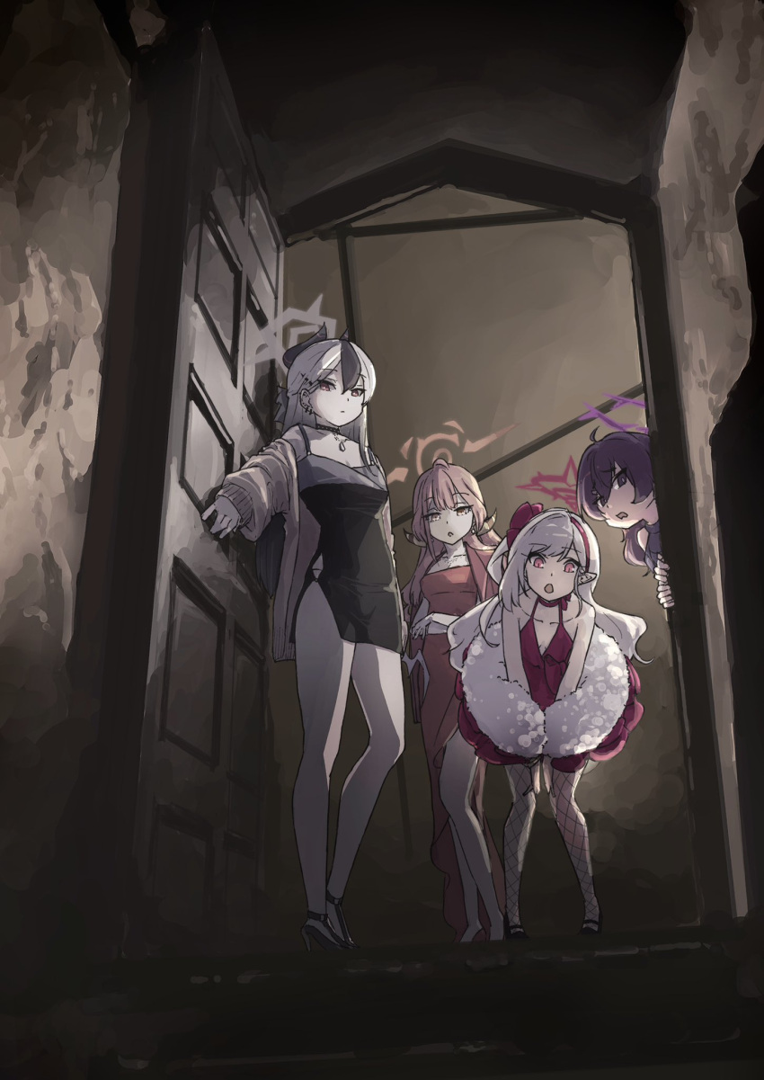 The Big ImageBoard (TBIB) - 4girls aru (blue archive) aru (dress) (blue ...