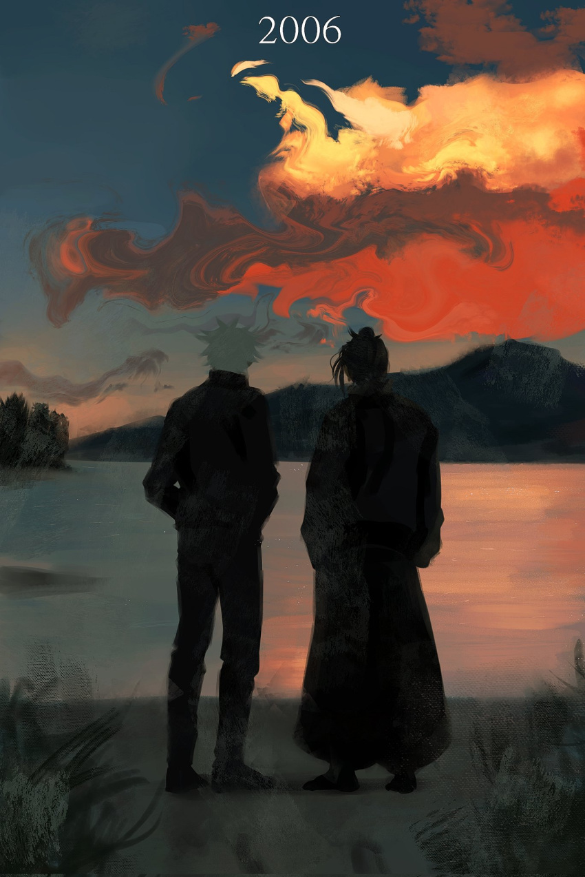 The Big ImageBoard (TBIB) - 2boys black hair cloud dio saurr from ...