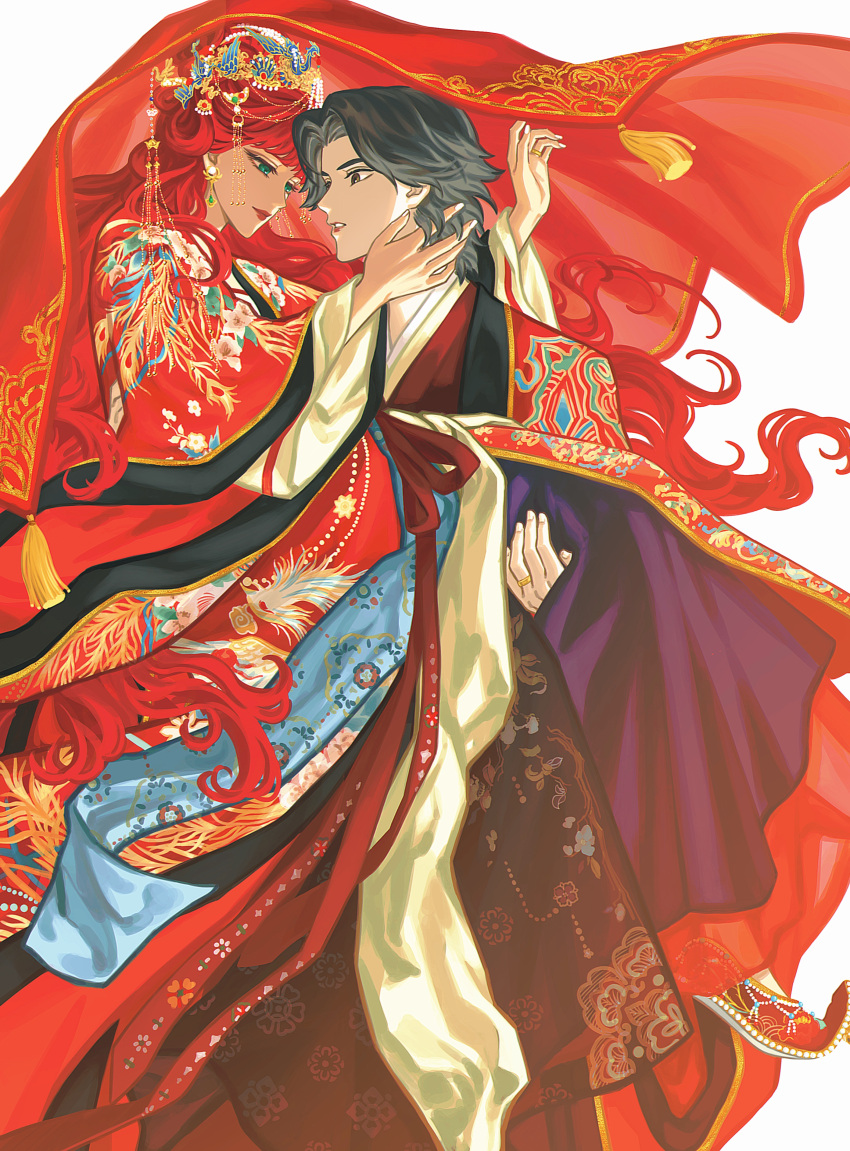 The Big ImageBoard (TBIB) - 1boy 1girl absurdres black hair blunt bangs ...