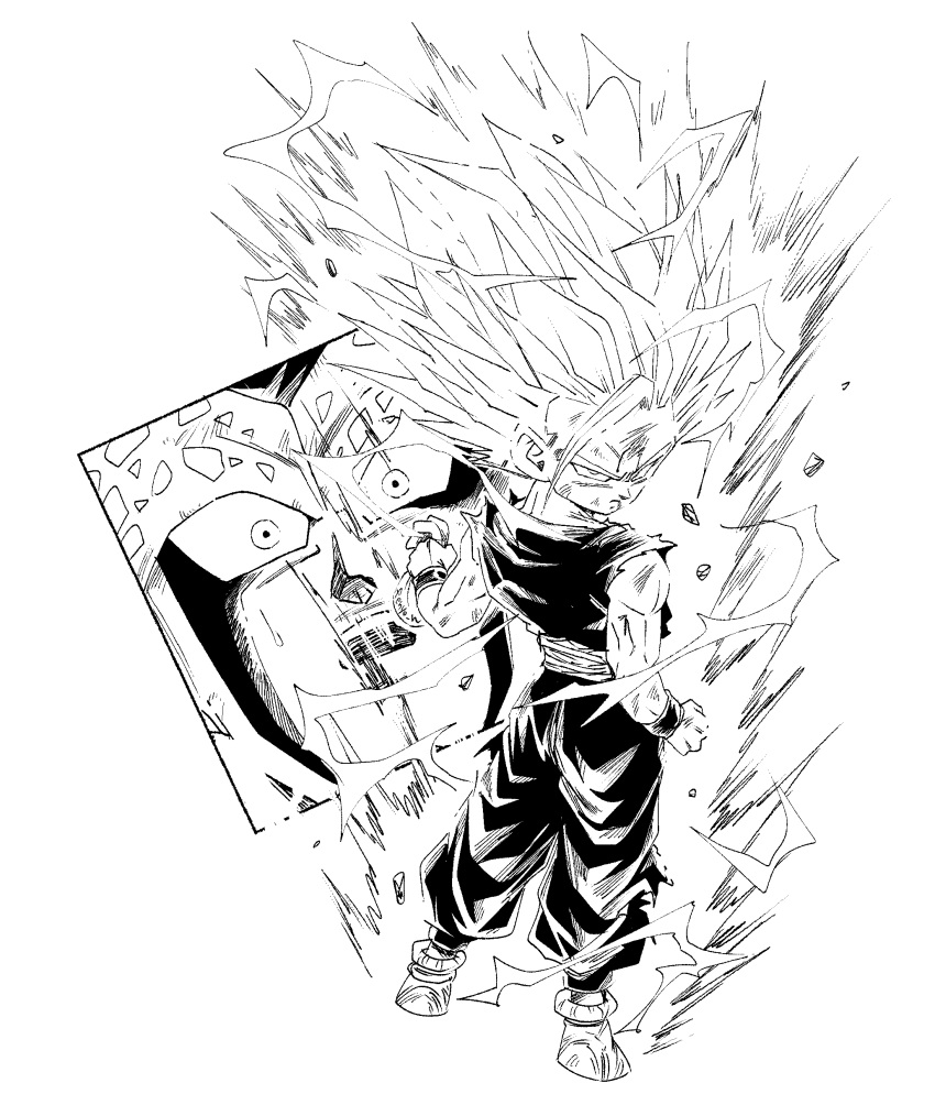 The Big ImageBoard (TBIB) - 2boys absurdres aura cell (dragon ball ...