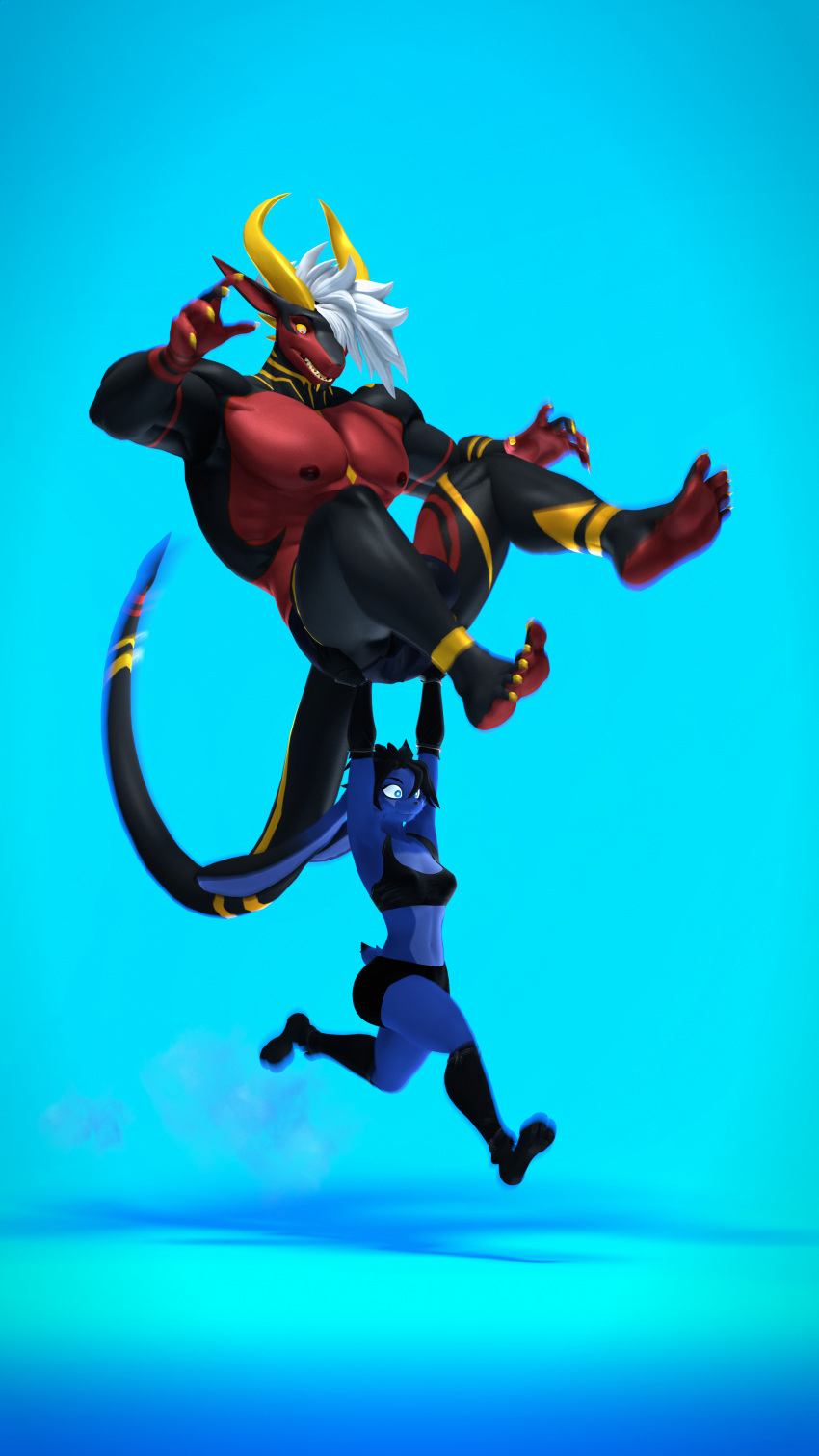 The Big ImageBoard (TBIB) - 3d (artwork) absurd res anthro digital media (artwork) domi (domibun ...