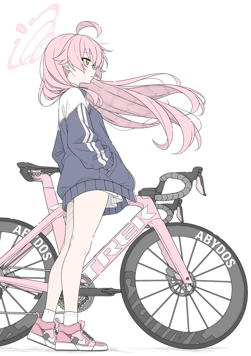 The Big ImageBoard (TBIB) - 1girl absurdres ahoge bicycle blue archive ...