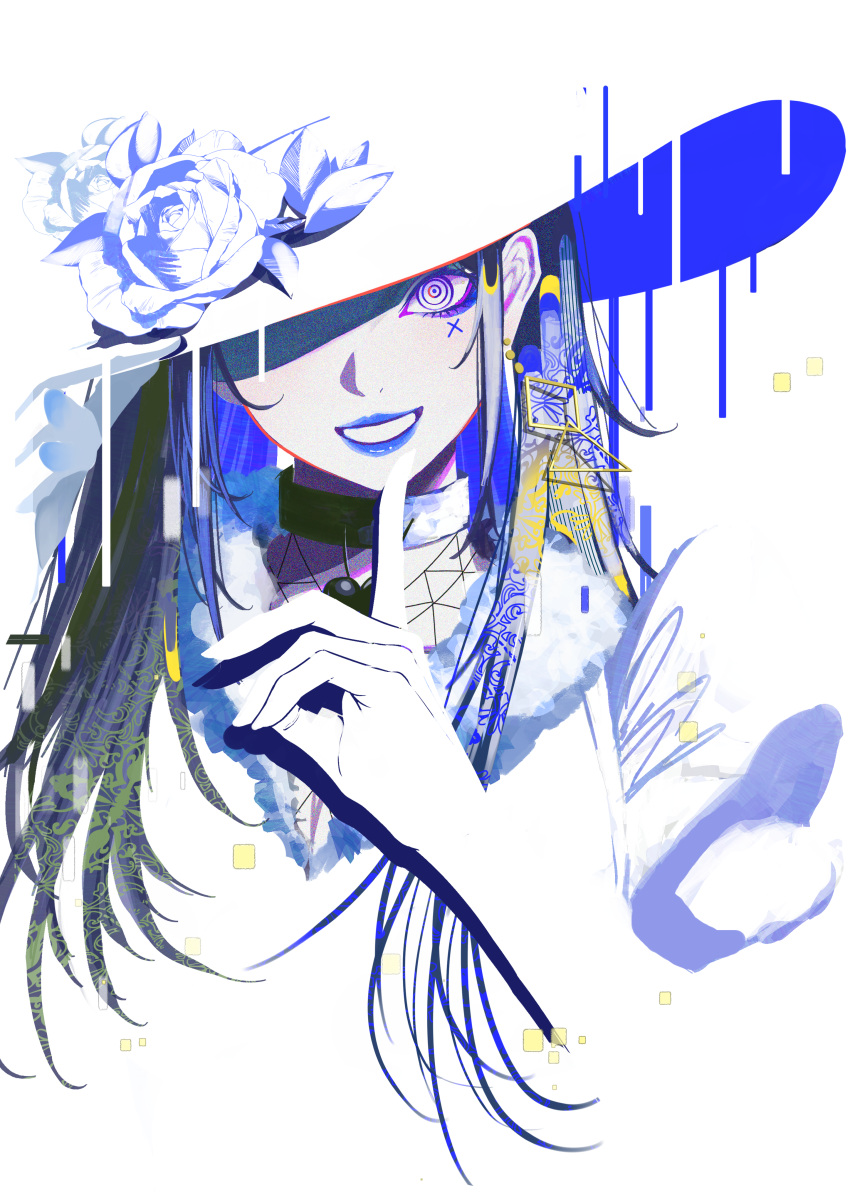 The Big ImageBoard (TBIB) - 1girl absurdres black choker black hair ...