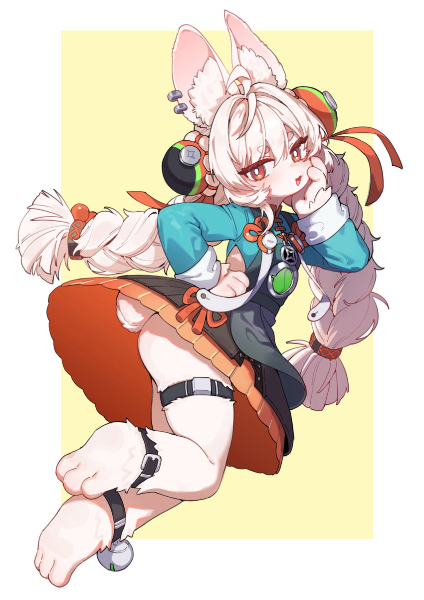 The Big ImageBoard (TBIB) - 1girl animal ear fluff animal ear piercing ...