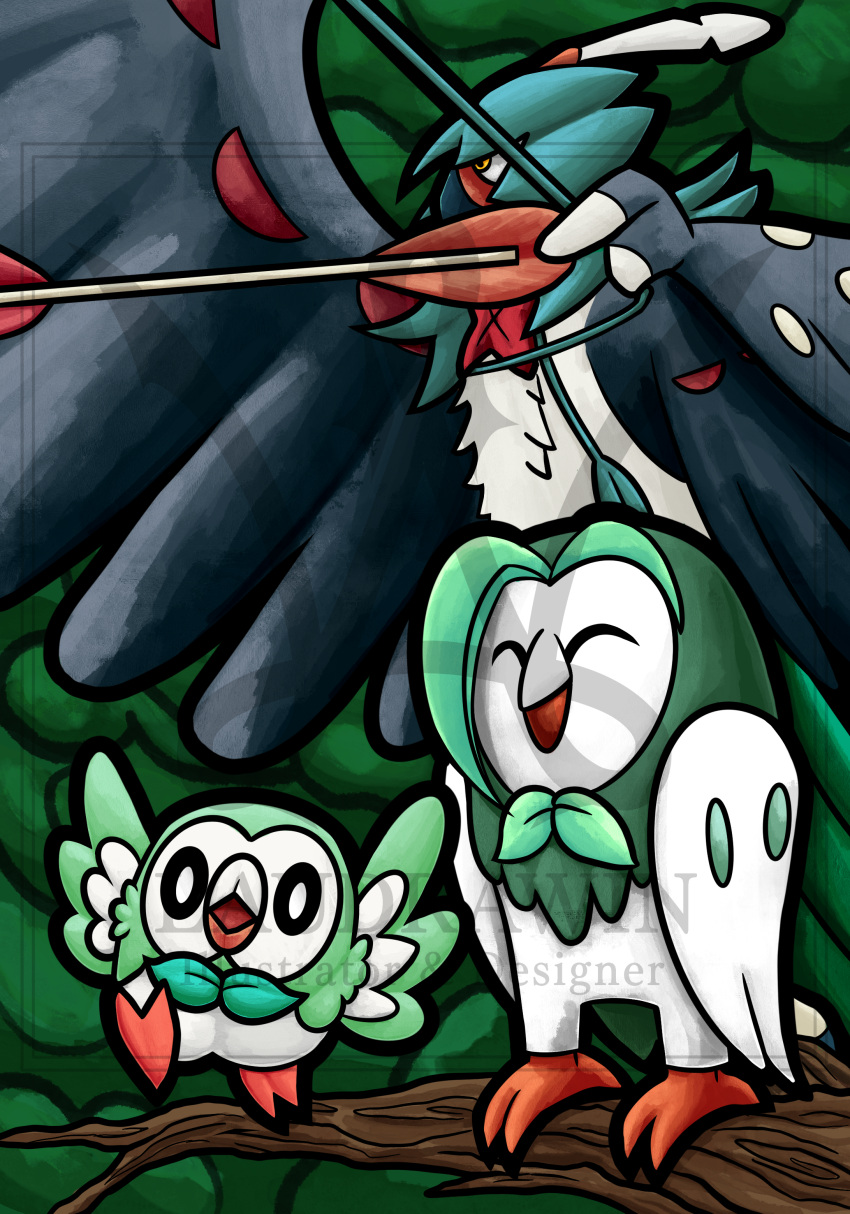 The Big ImageBoard (TBIB) - absurd res ambiguous gender anthro avian beak bird dartrix decidueye ...