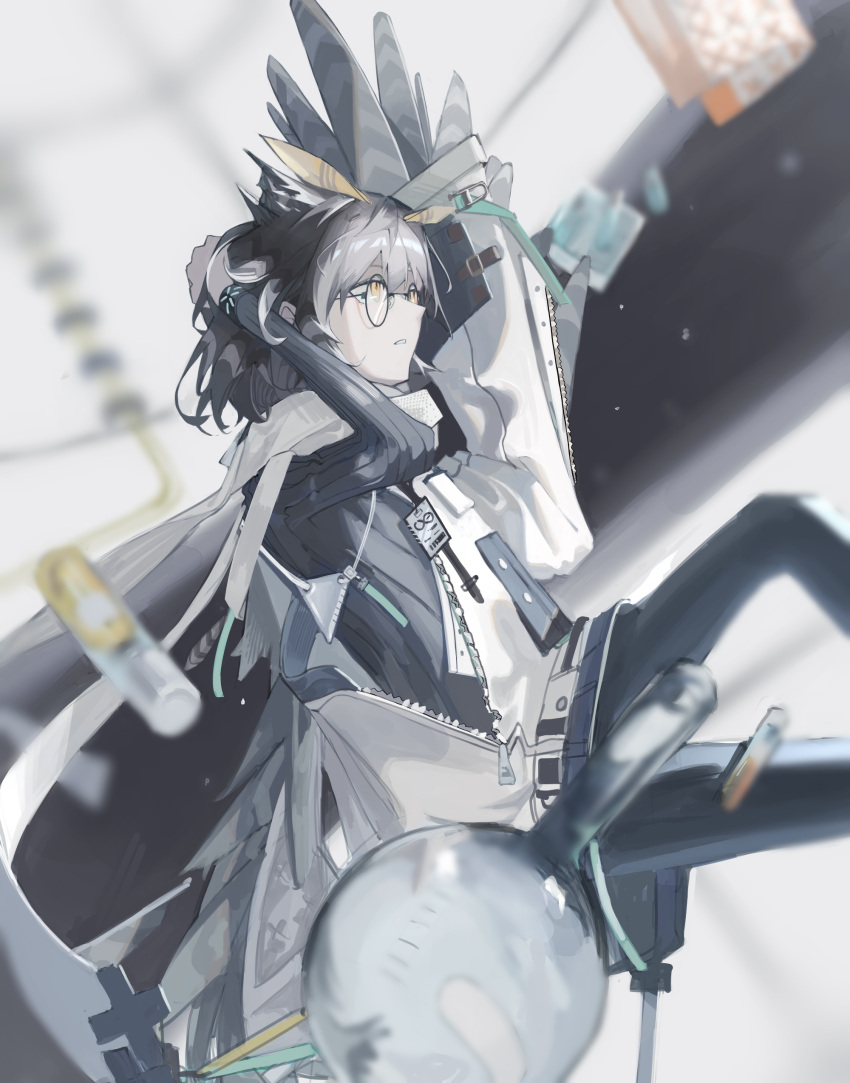 The Big ImageBoard (TBIB) - 1girl absurdres arknights arms up ay4 la ...