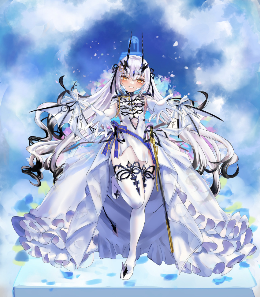 The Big ImageBoard (TBIB) - 1girl absurdres blush breasts bride ...