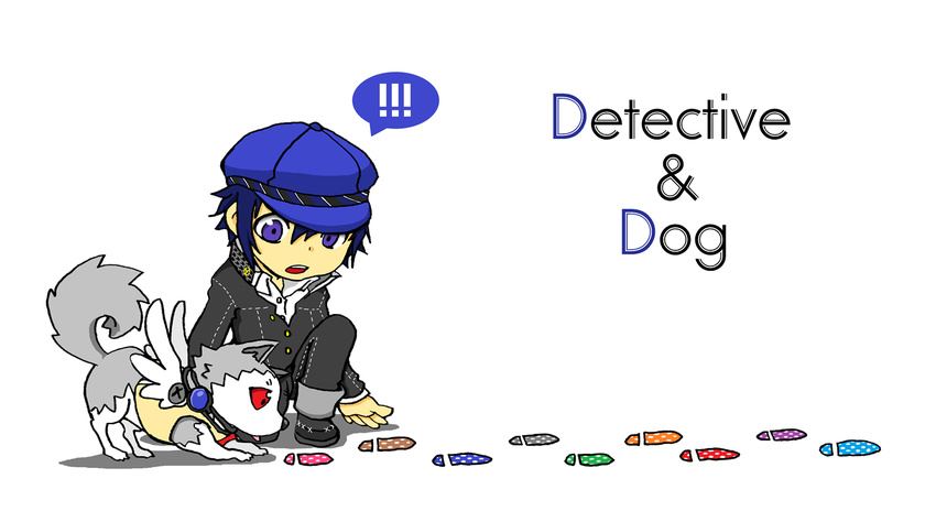 The Big ImageBoard (TBIB) - 1girl androgynous blue hair crossover dog ...
