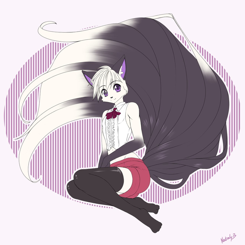 The Big ImageBoard (TBIB) - 1:1 2014 akukun anthro big tail black body black fur bottomwear ...