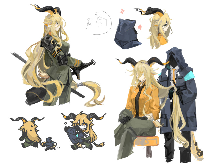 The Big ImageBoard (TBIB) - 1boy 1girl absurdres animal ears arknights armband asymmetrical ...