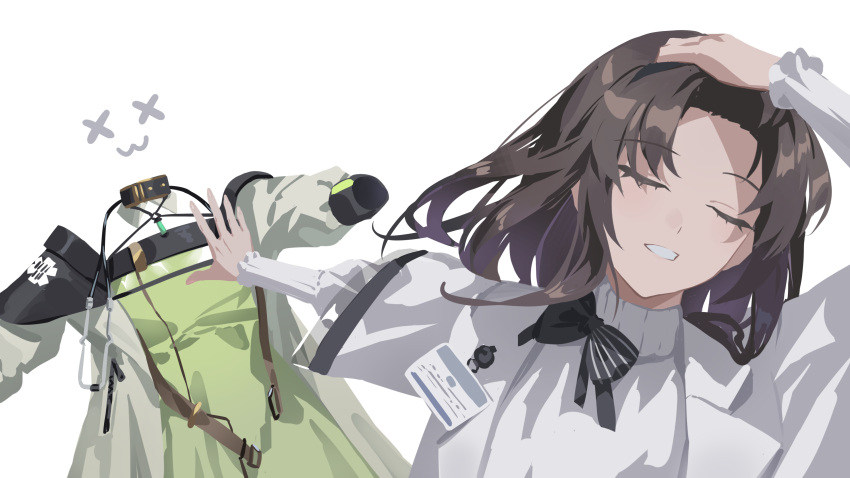 The Big ImageBoard (TBIB) - 2girls absurdres arknights black bow bow ...