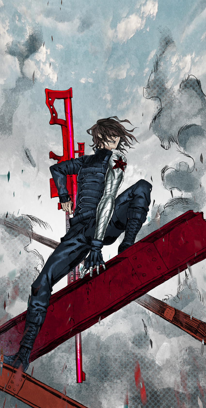 The Big ImageBoard (TBIB) - absurdres anti-materiel rifle brown hair ...