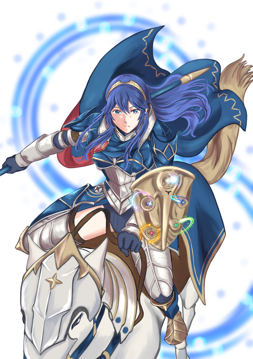 The Big ImageBoard (TBIB) - 1girl absurdres armor blue eyes blue gloves ...