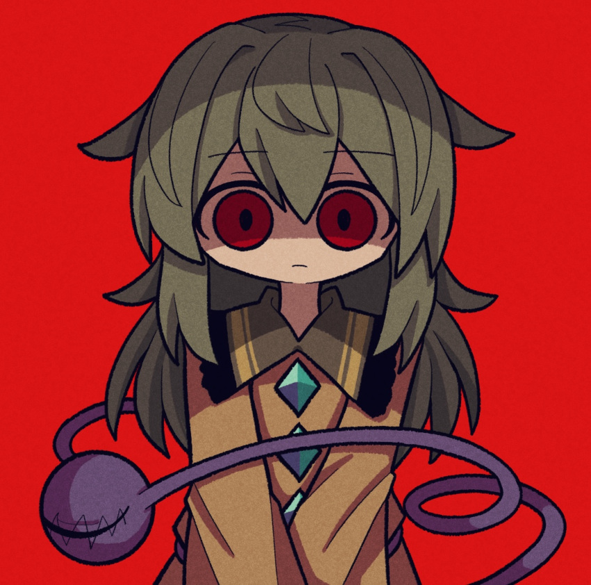 The Big ImageBoard (TBIB) - 1girl alternate eye color buttons closed mouth collar collared shirt ...