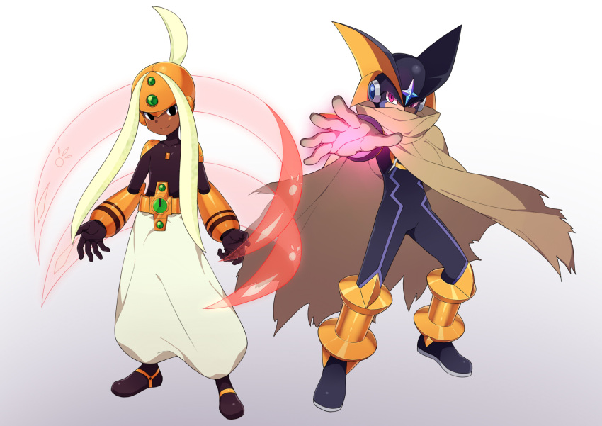 The Big ImageBoard (TBIB) - 1boy 1other bass.exe (mega man) black ...