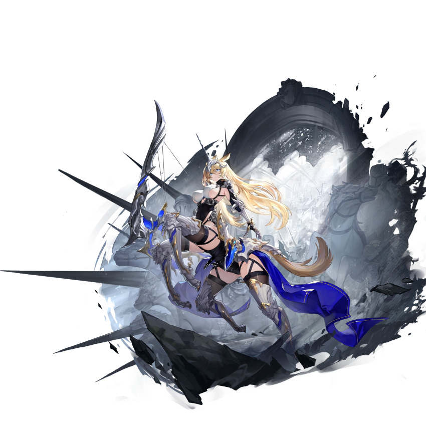 The Big ImageBoard (TBIB) - 1girl animal ears armor armored boots black ...