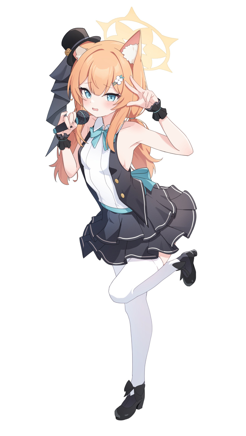 The Big ImageBoard (TBIB) - 1girl absurdres alternate costume animal ear fluff animal ears black ...