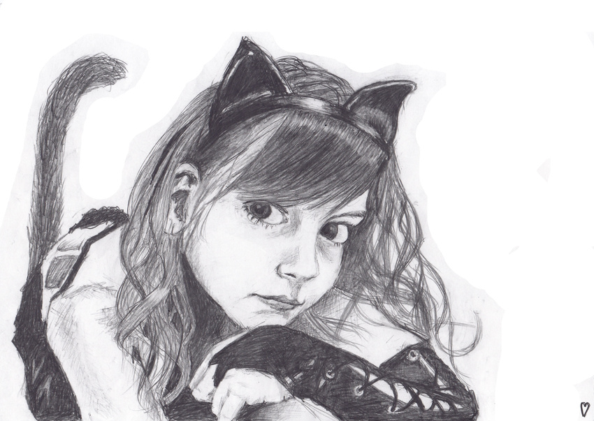 The Big ImageBoard (TBIB) - 1girl animal ears artist request cat tail ...