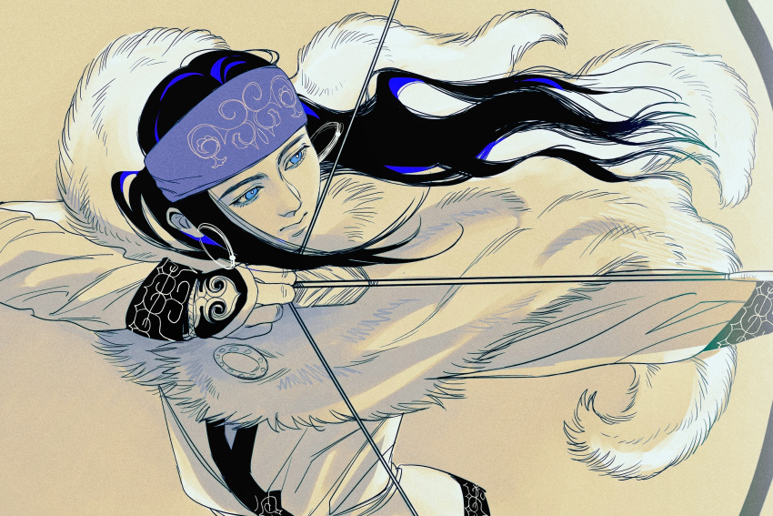 The Big Imageboard Tbib 1girl Aiming Ainu Ainu Clothes Arrow