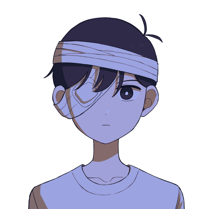 The Big ImageBoard (TBIB) - 1boy bandaged head bandages black eyes ...