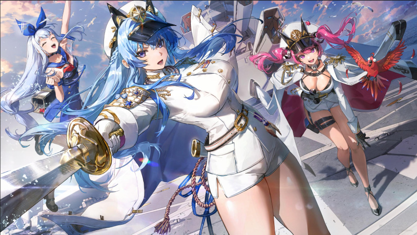 The Big ImageBoard (TBIB) - 3girls aegis (nikke) anchor (nikke) artist ...