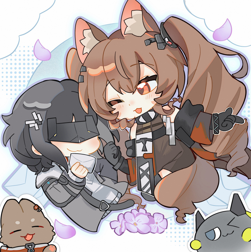 The Big ImageBoard (TBIB) - 2girls :3 :d absurdres angelina (arknights ...