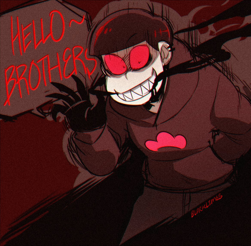 The Big ImageBoard (TBIB) - 1boy akumatsu black hair colored sclera ...