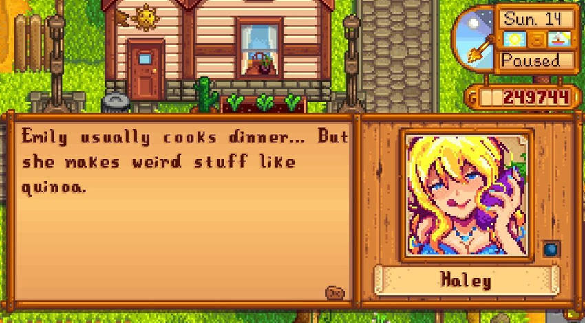 The Big ImageBoard (TBIB) - 1girl :q blonde hair breasts cleavage eggplant fake screenshot haley ...