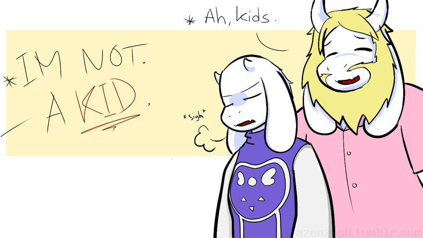 The Big ImageBoard (TBIB) - 16:9 anthro asgore dreemurr azenzeph beard blonde hair boss monster ...