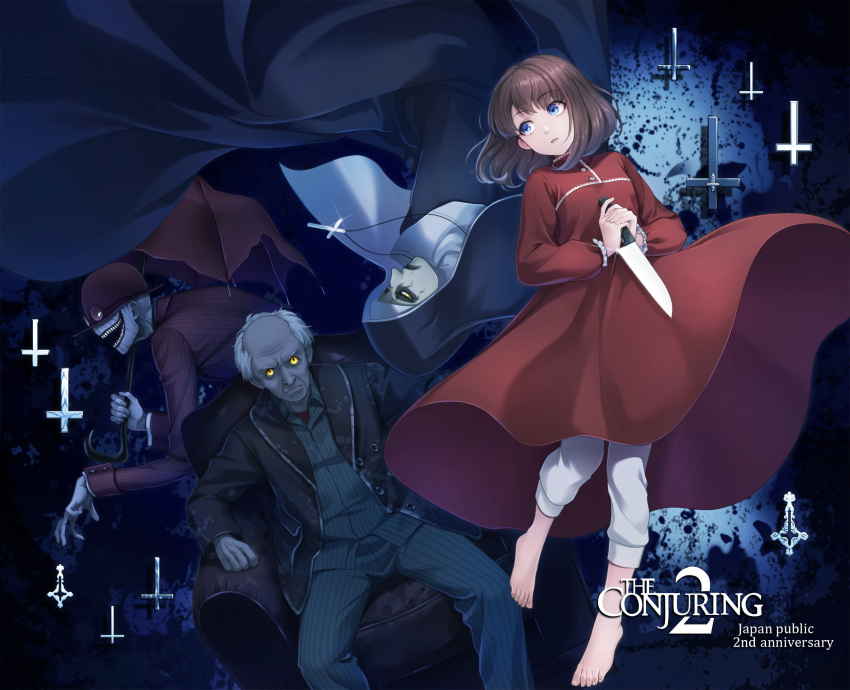 The Big ImageBoard (TBIB) - 1boy 1girl 2others balding barefoot bill ...