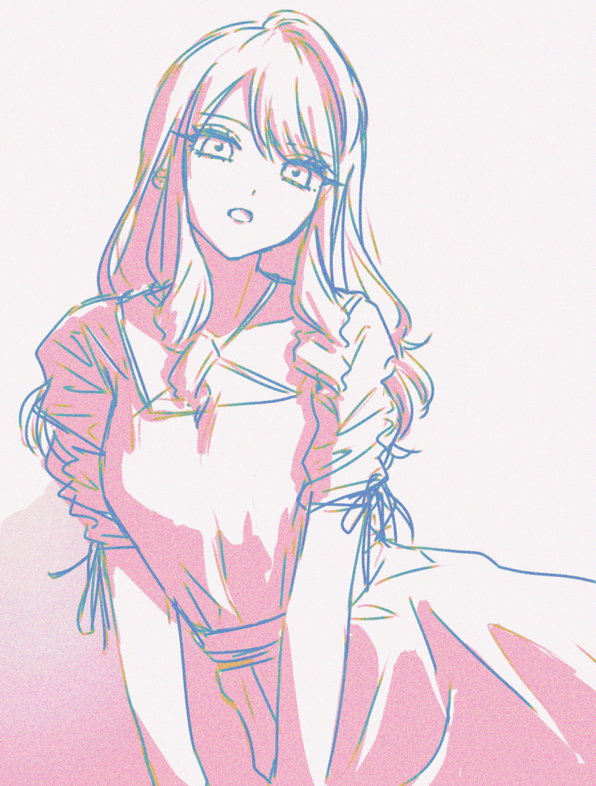 The Big ImageBoard (TBIB) - 1girl commentary request dress drill hair drill sidelocks film grain ...